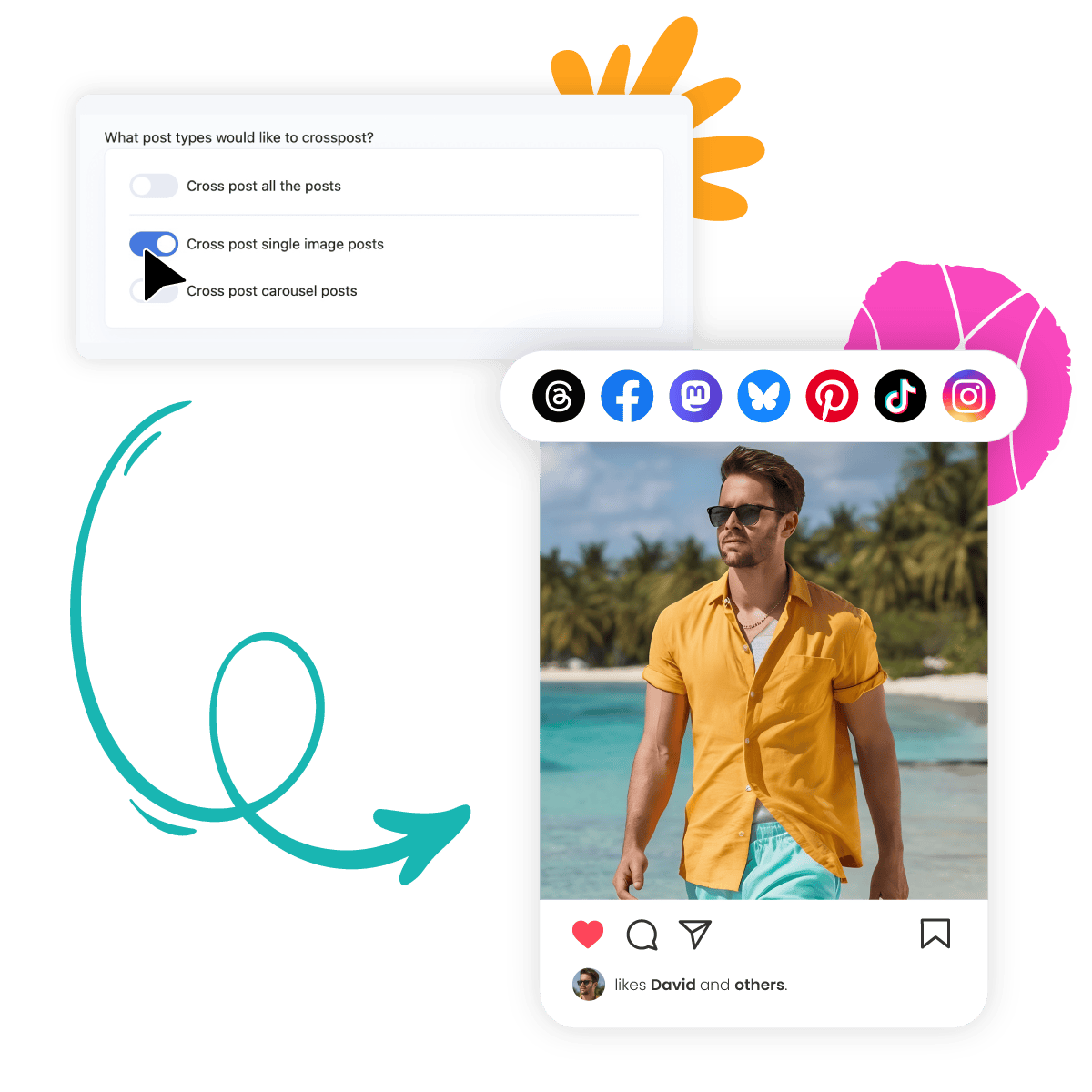 Crosspost from Pinterest to Instagram